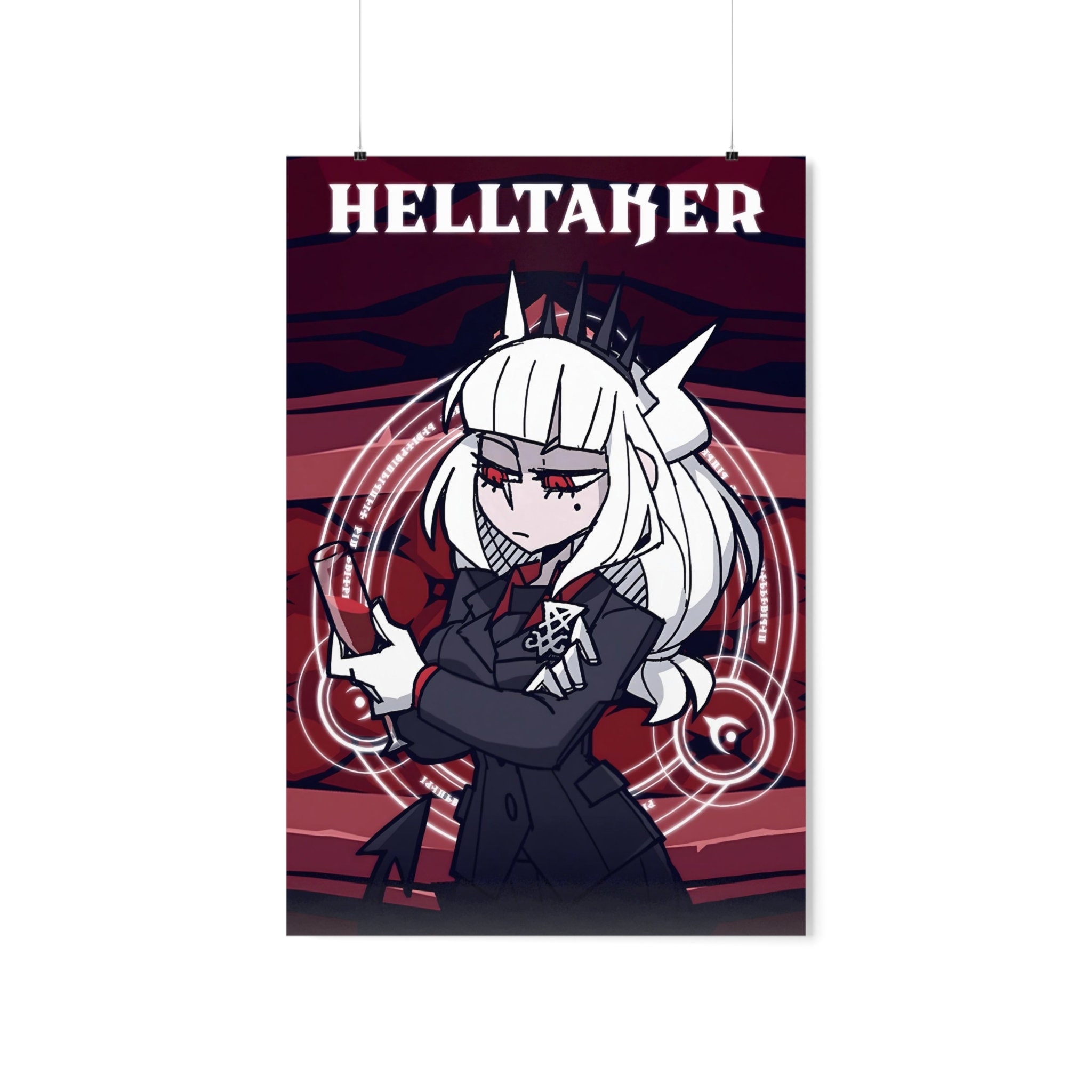 Helltaker Indie Game Poster Gaming Poster HD Color Game Poster Wall Poster Printed Poster Gaming ...