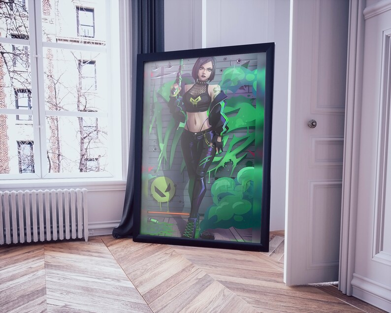 Viper Viper Poster Viper Art Valorant Poster Gaming - Etsy