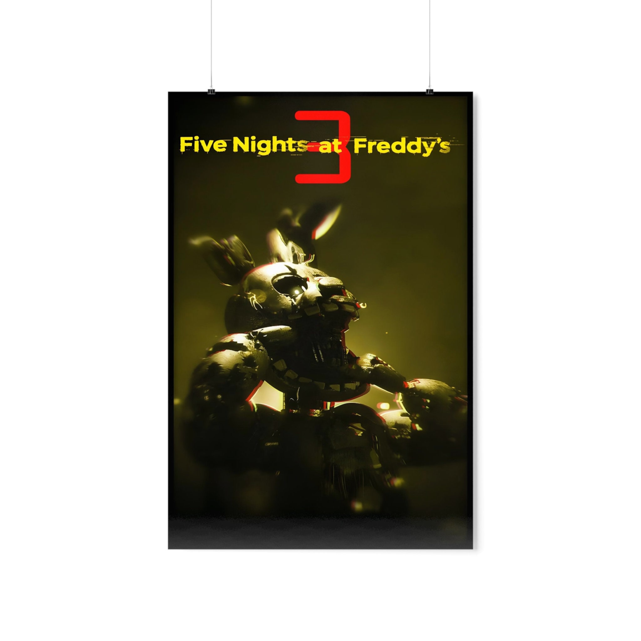 Five Nights at Freddy's 3 Gaming Poster HD Color Game Poster Wall ...