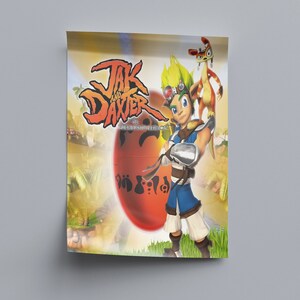 Jak and Daxter | Gaming Poster | HD Color | Game Poster | Wall Poster ...