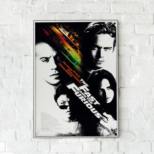 Fast and Furious Poster | Movie Poster | HD Color | Film Poster | Wall ...
