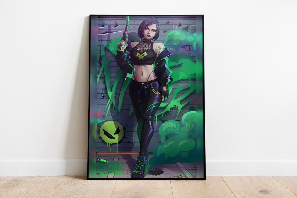 Viper Viper Poster Viper Art Valorant Poster Gaming - Etsy