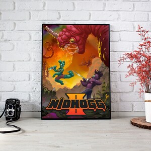 Nidhogg 2 | Indie Game Poster | HD Color | Game Poster | Wall Poster ...