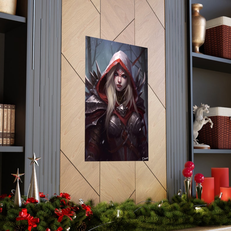 Sylvannas Windrunner World of Warcraft Gaming Poster HD - Etsy