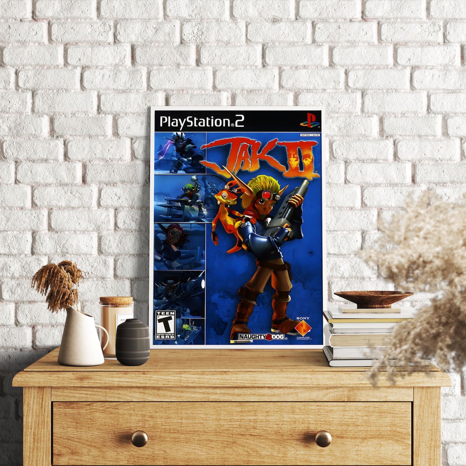 Jak Ii Gaming Poster Hd Color Game Poster Wall Poster Etsy