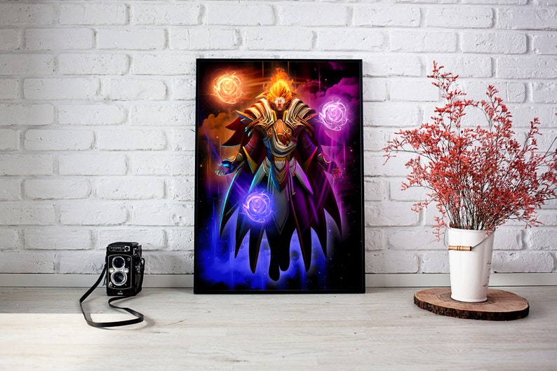 Invoker Dota 2 Video Game Poster Game Poster HD Color - Etsy