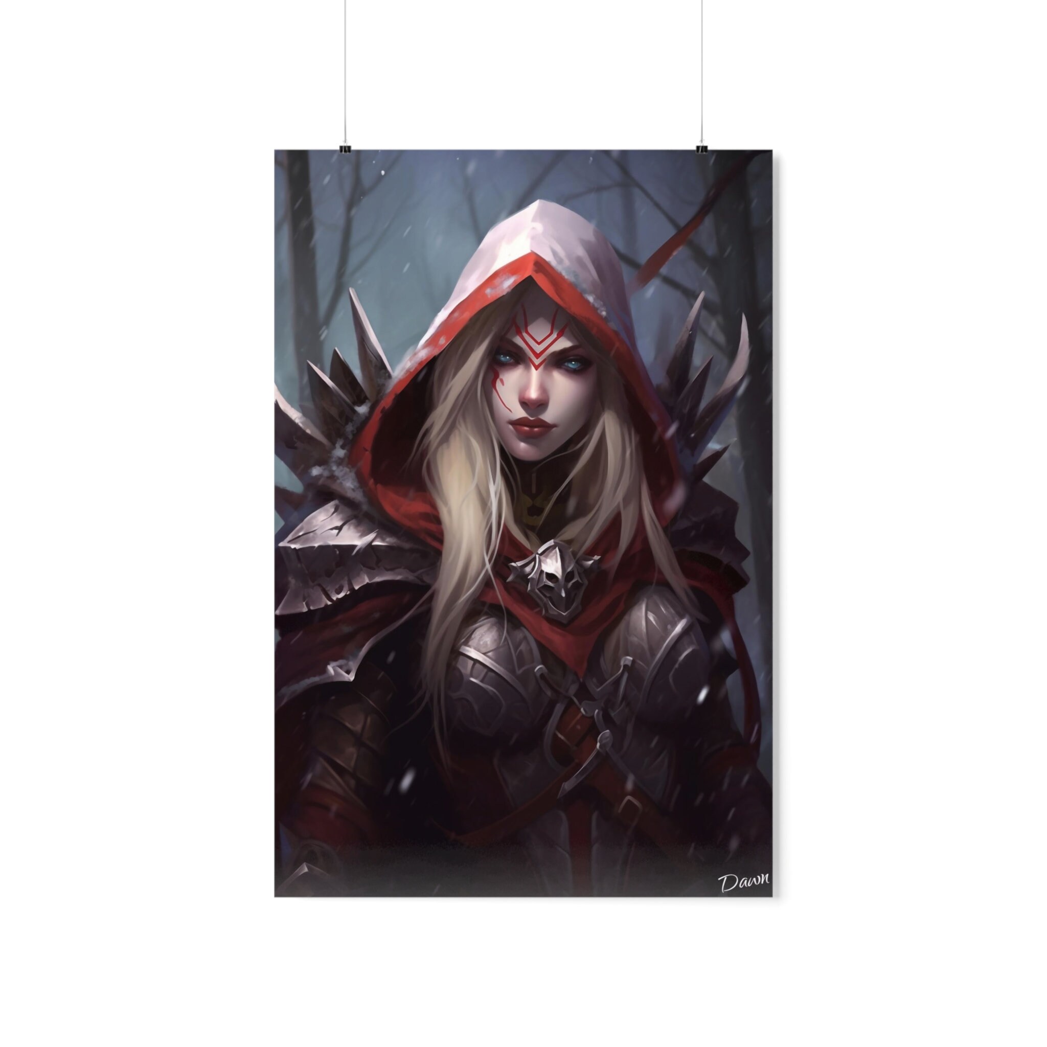 Sylvannas Windrunner World of Warcraft Gaming Poster HD Color Game ...