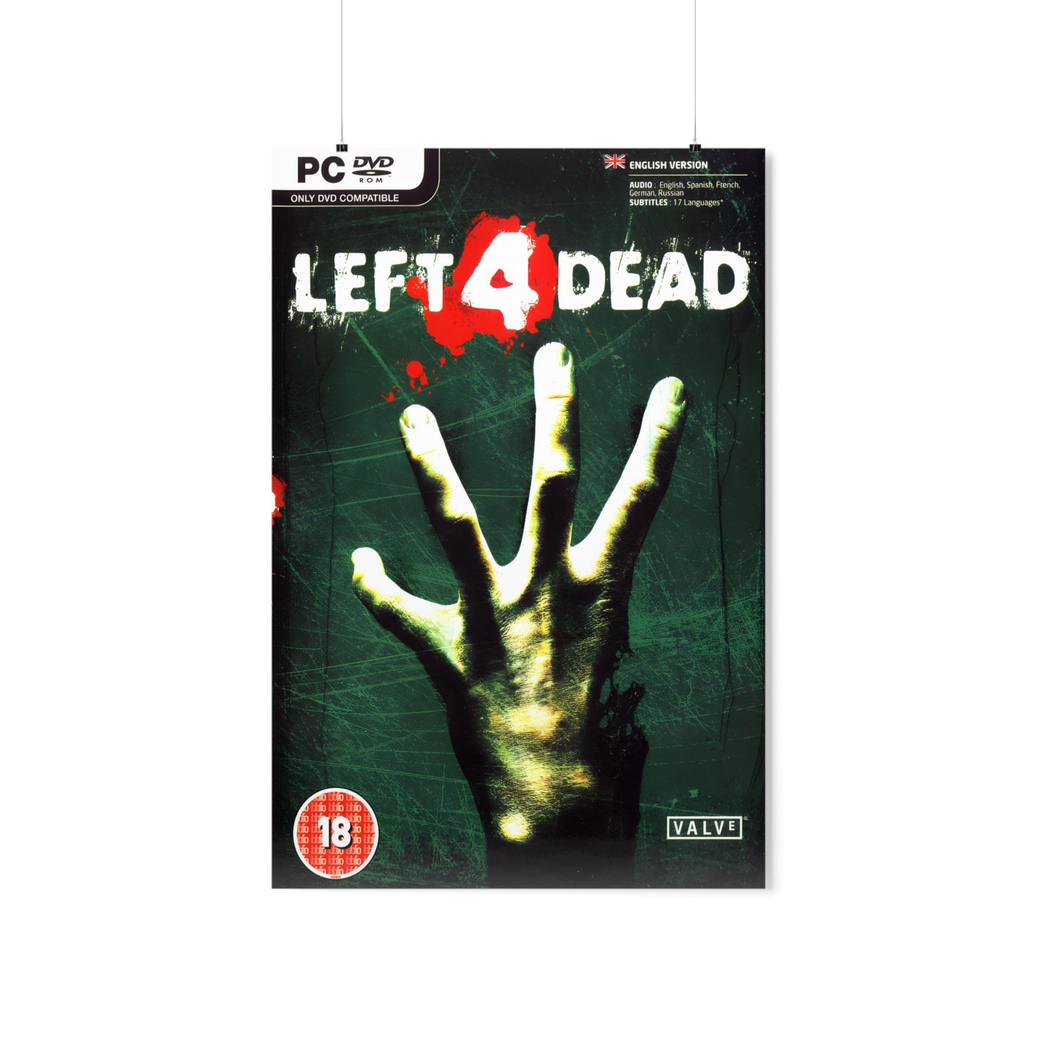 Left 4 Dead Gaming Poster HD Color Game Poster Wall - Etsy