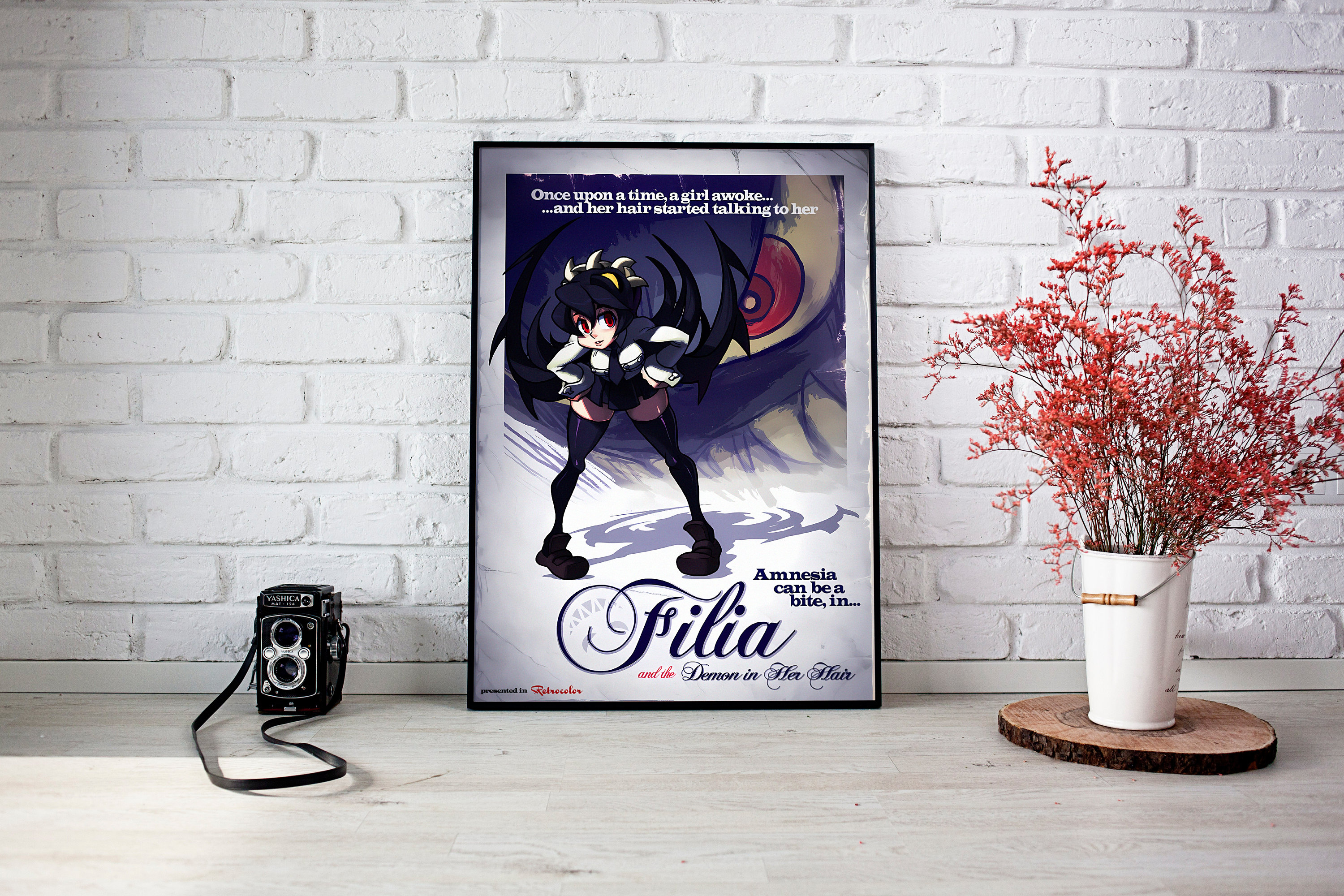 Filia Skullgirls Gaming Poster HD Color Game Poster - Etsy
