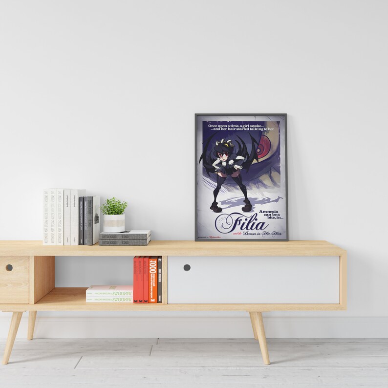 Filia Skullgirls Gaming Poster HD Color Game Poster - Etsy