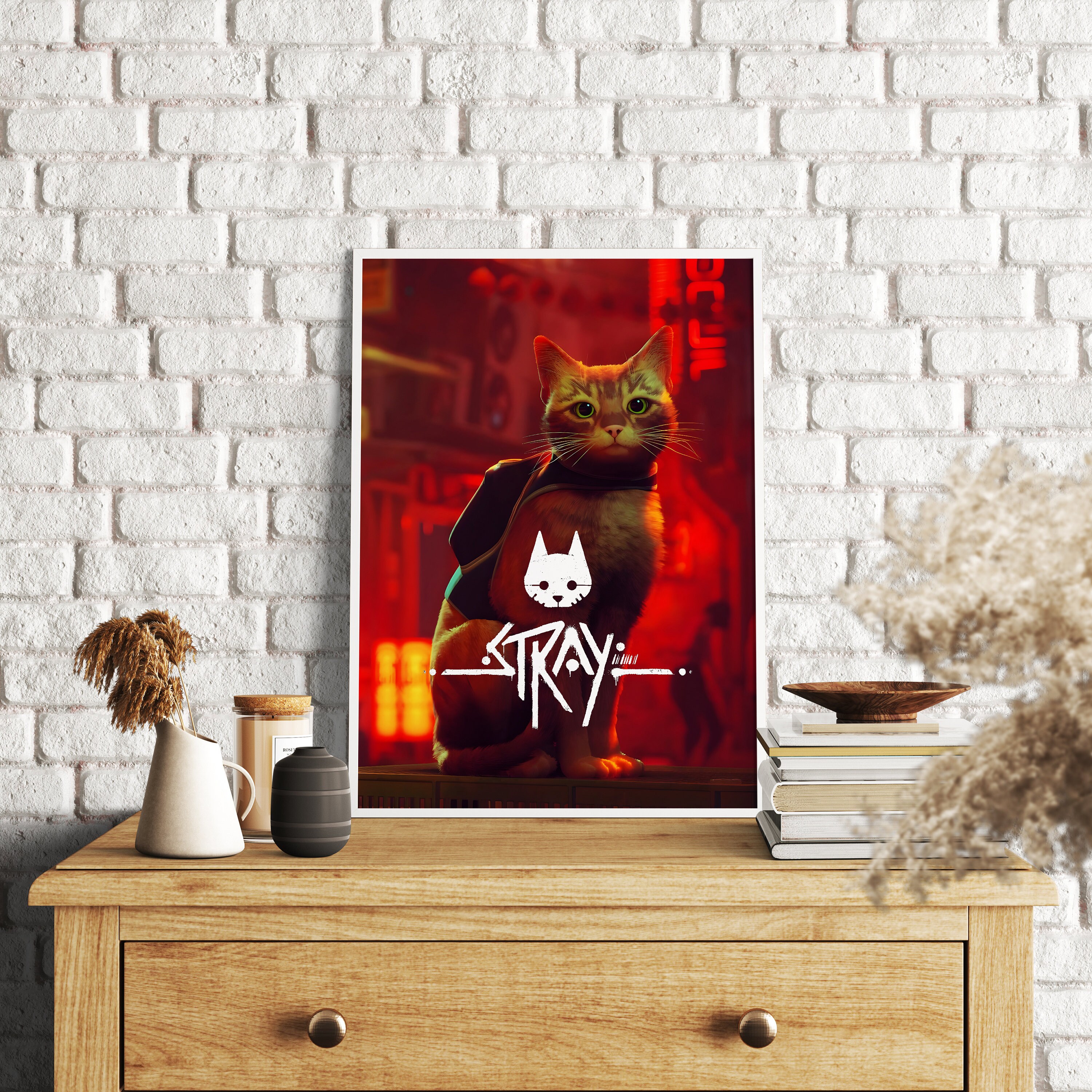 Stray Indie Game Poster Gaming Poster HD Color Game - Etsy