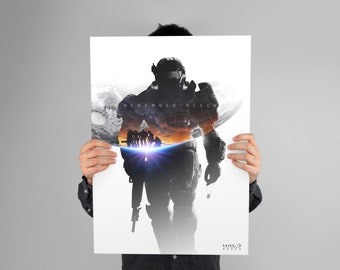 Halo Reach Poster - Etsy