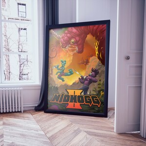 Nidhogg 2 | Indie Game Poster | HD Color | Game Poster | Wall Poster ...