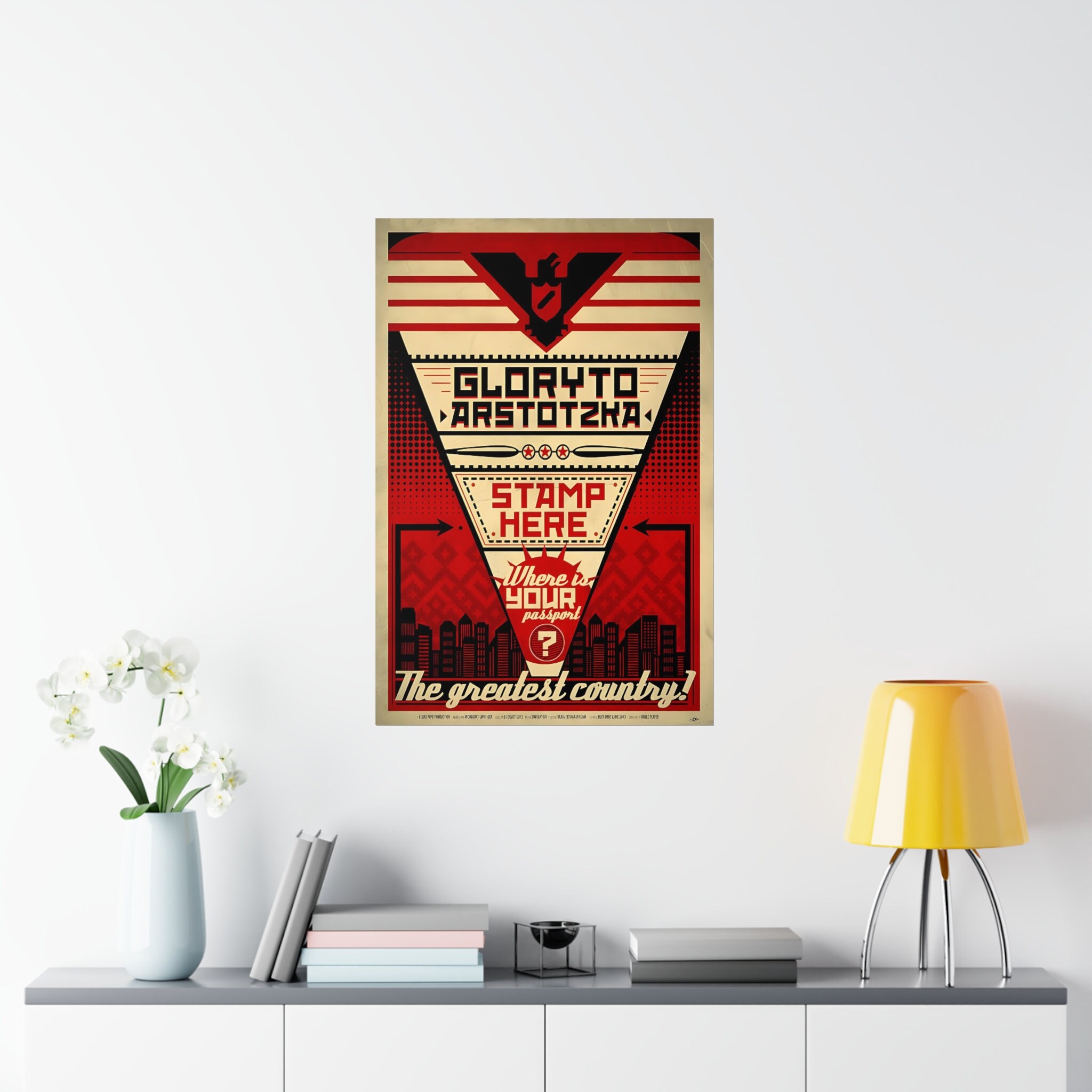 Papers Please Gaming Poster HD Color Game Poster Wall - Etsy