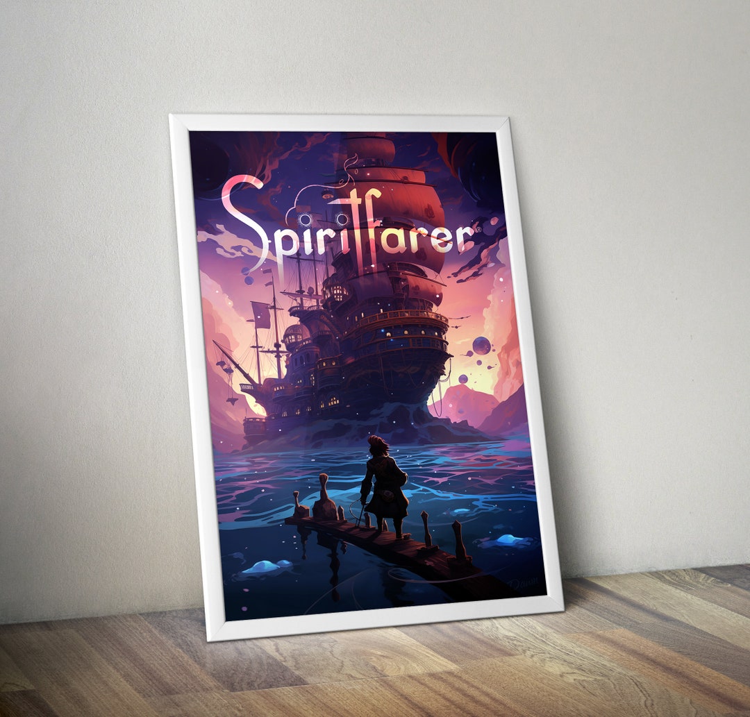 Spiritfarer Artwork Indie Game Poster Gaming Poster HD Color Game ...