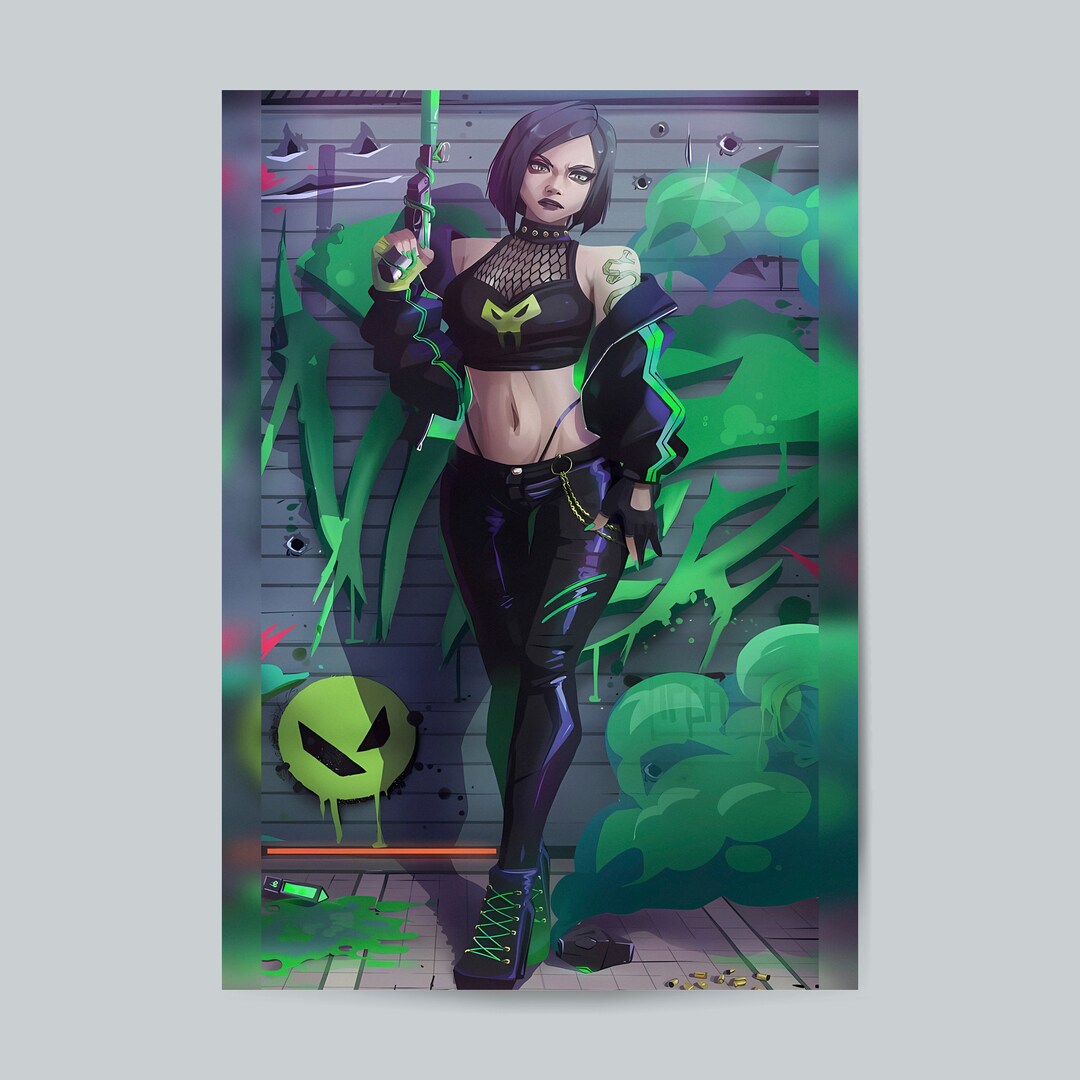 Viper Viper Poster Viper Art Valorant Poster Gaming Poster Room Decor ...