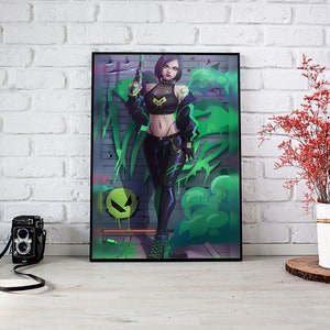 Viper Viper Poster Viper Art Valorant Poster Gaming Poster Room Decor ...