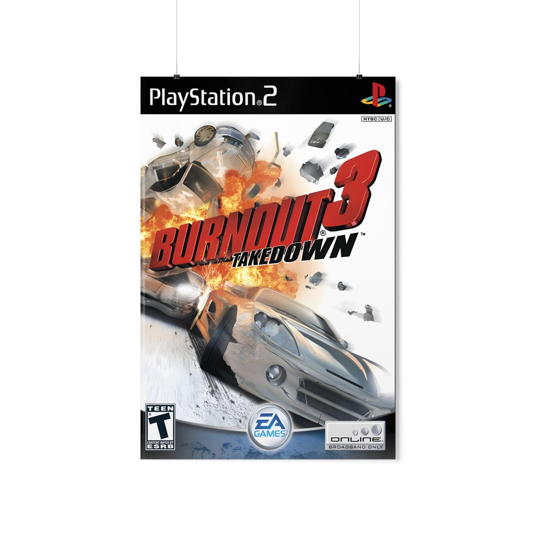 Burnout 3: Takedown | Gaming Poster | HD Color | Game Poster | Wall ...