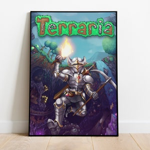 Terraria | Cover Art | Game Poster | Gaming Poster | HD Color | Game ...