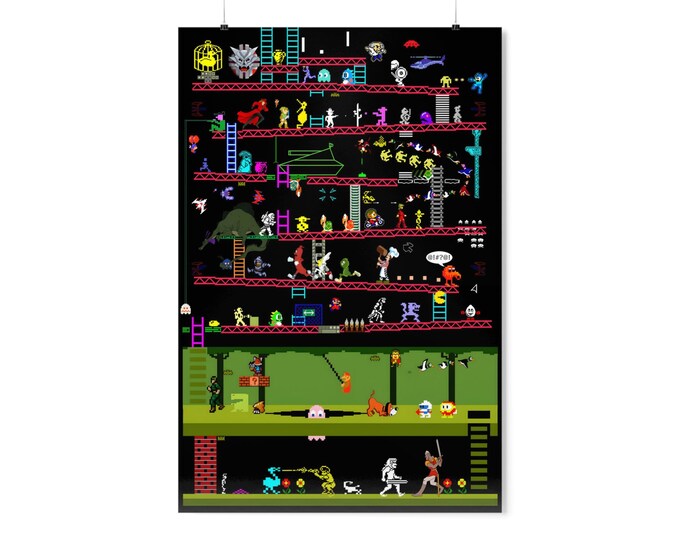 Video Games Poster Gaming Poster HD Color Game Poster Wall Poster ...