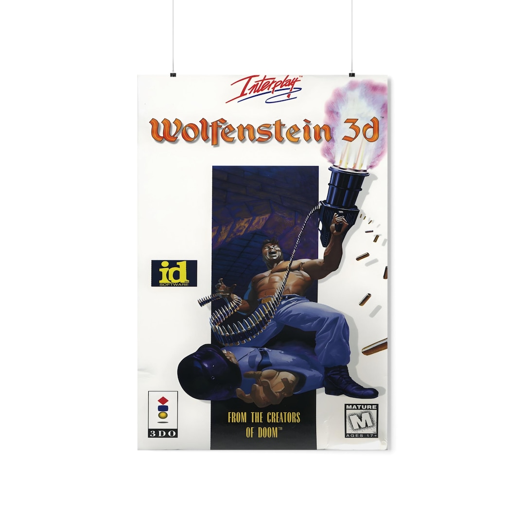 Wolfenstein 3D | Gaming Poster | HD Color | Game Poster | Wall Poster ...
