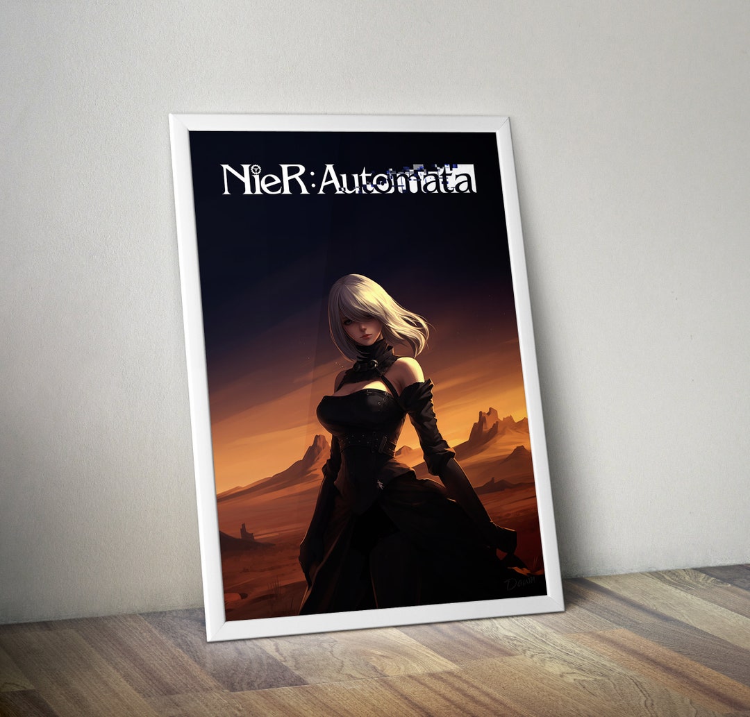 Nier : Automata | Cover Art | Gaming Poster | HD Color | Game Poster ...