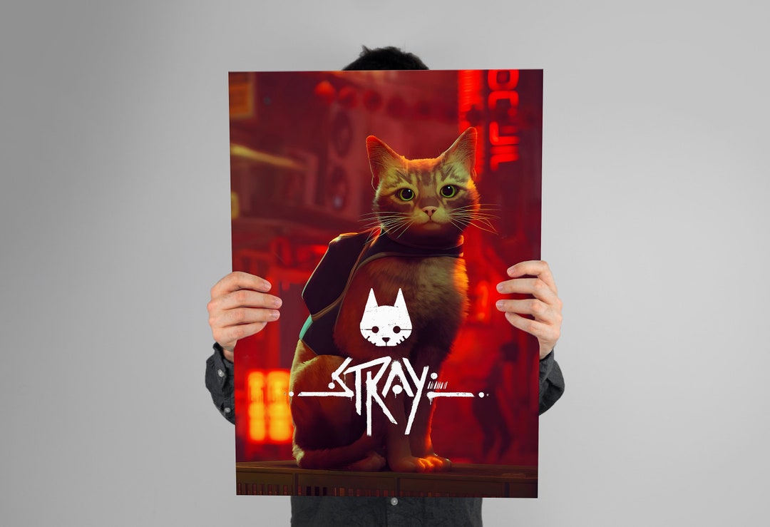 Stray | Indie Game Poster | Gaming Poster | HD Color | Game Poster ...