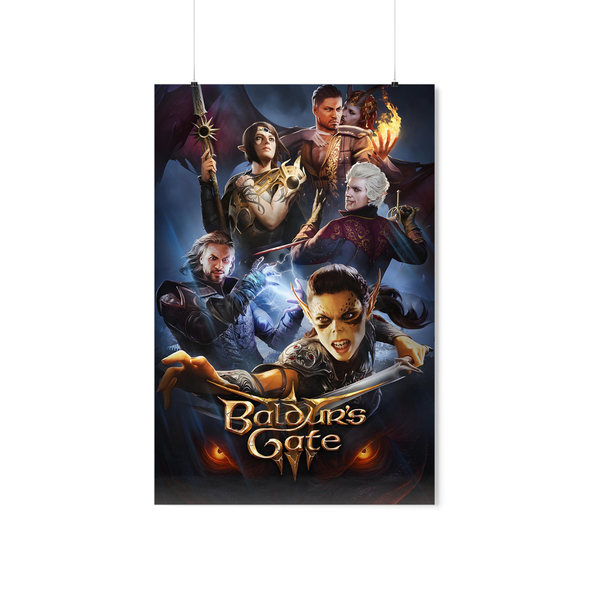 Baldur's Gate III Gaming Poster HD Color Game Poster - Etsy UK