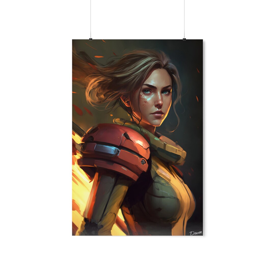 Samus Aran Metroid Poster Gaming Posters Gaming Poster HD Color Game ...