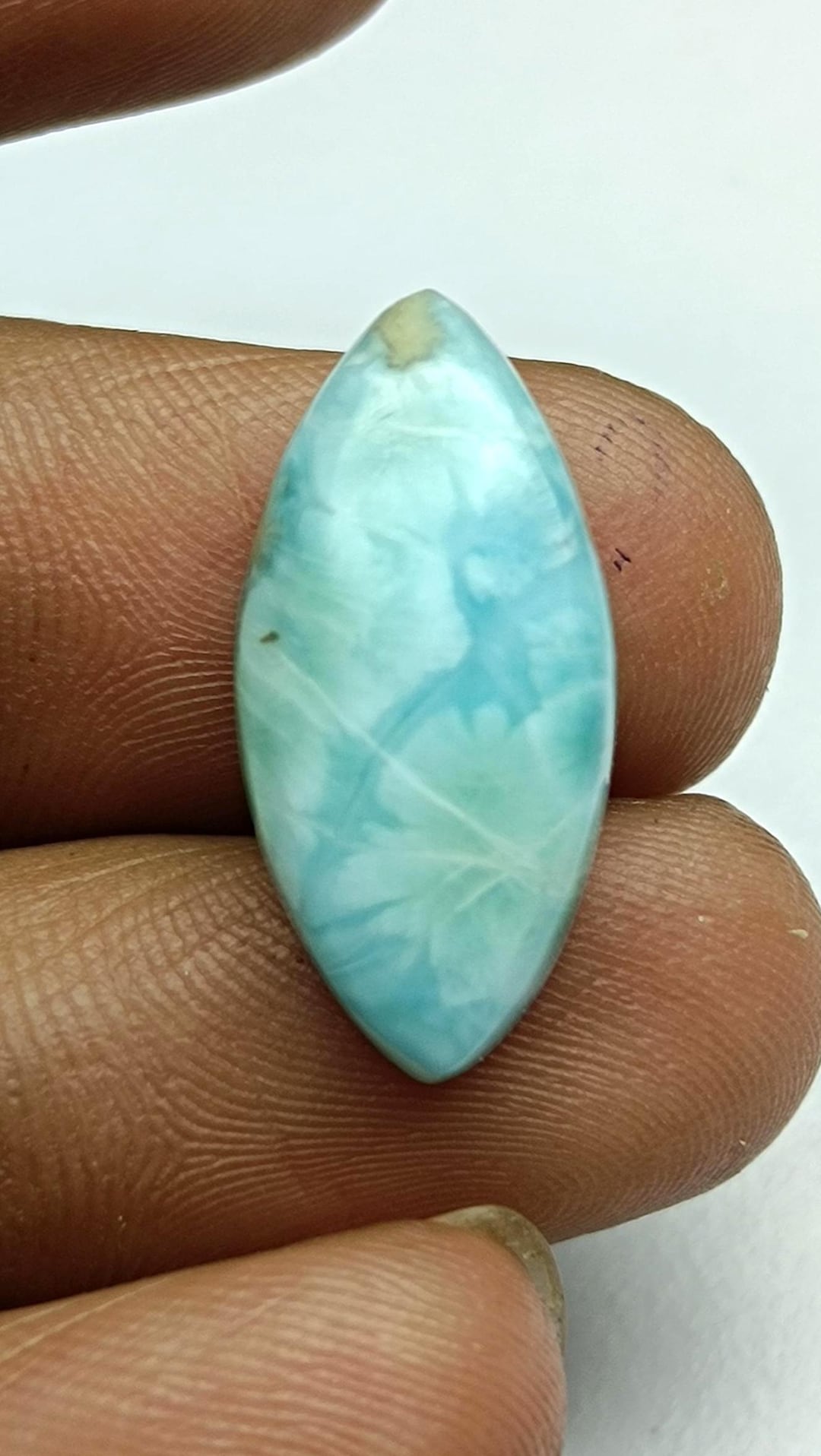 Natural Larimar Marquise Shape, Larimar Cabochon Stone, Larimar Sky ...