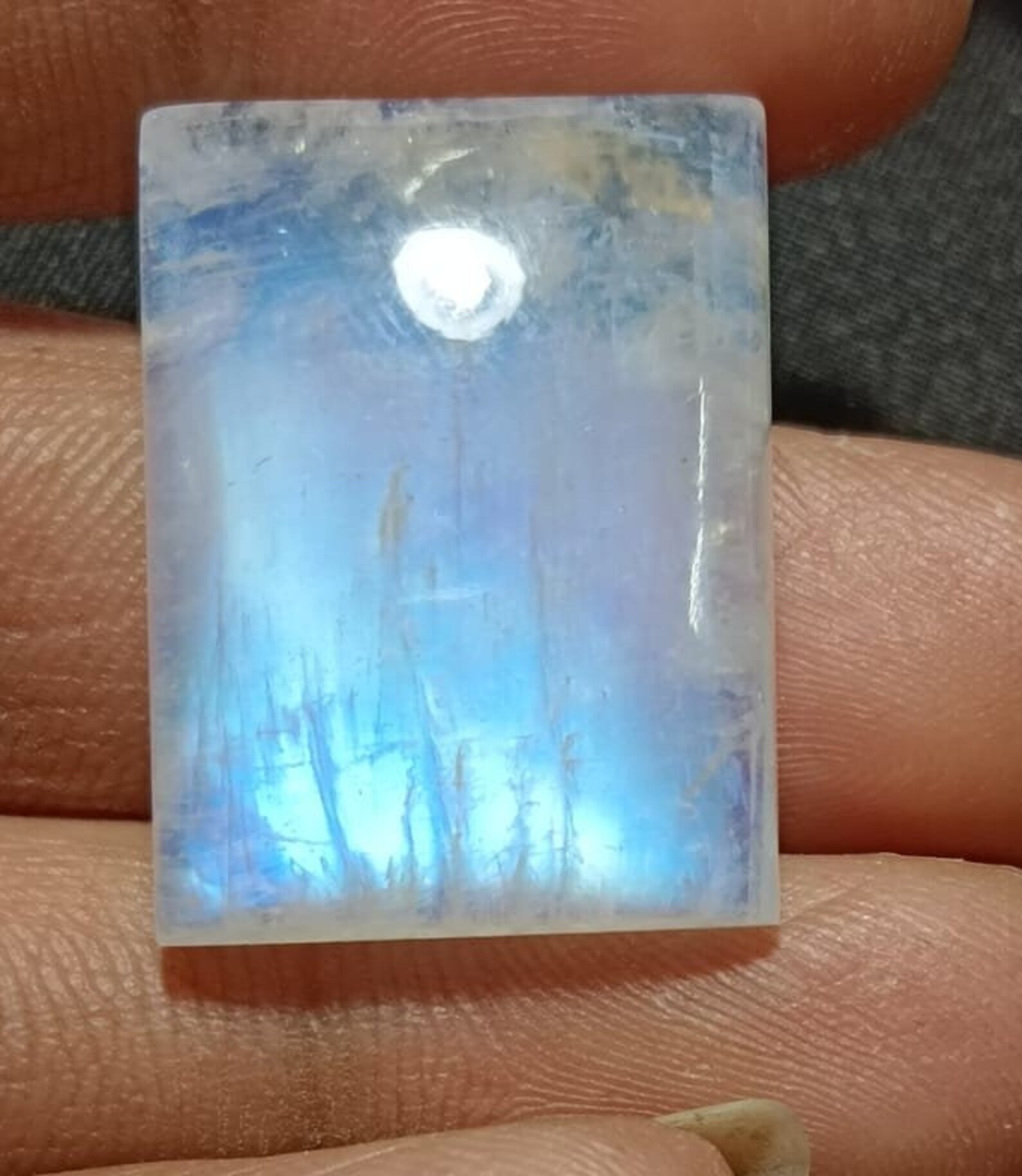 Very Pretty Moonstone Rectangular Shape, Natural Beauty Moonstone, Size ...