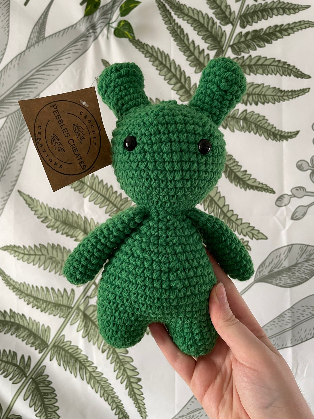 Alien Plush | Cryptid Stuffed Animal | Area 51 | Crochet Plushie ...