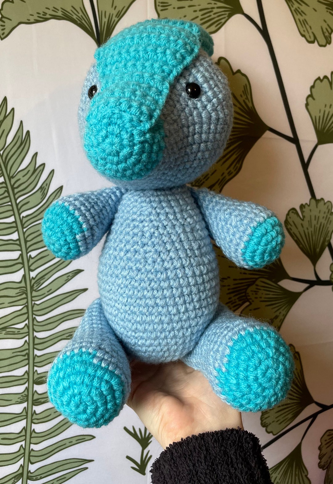 Crochet Parasaurolophus Parasaur Duck Billed Dinosaur - Etsy