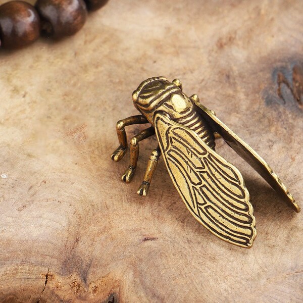 Golden Cicada - Etsy
