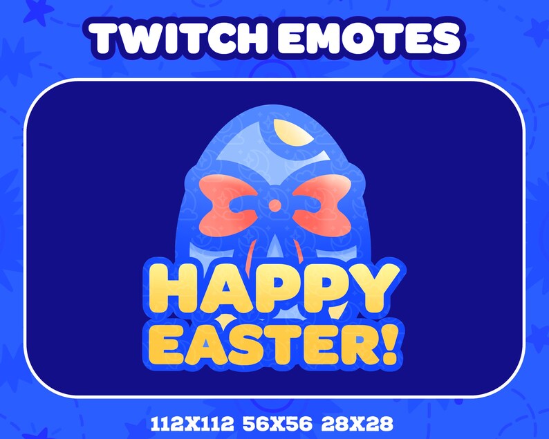 Happy Easter Twitch Emote // Instant Download // Emotes for Twitch and ...