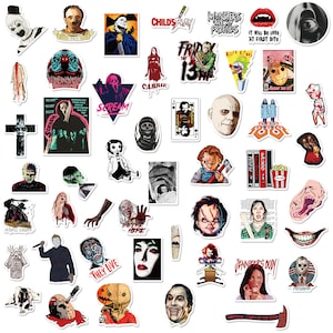 50-150 Pcs Horror Movie Sticker Pack NO.2 Terror Waterproof - Etsy Canada