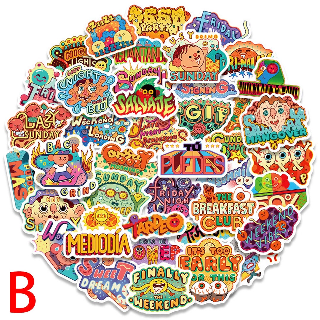 50-250 Pcs Graffiti Sticker Pack NO.2 Aesthetic Waterproof - Etsy