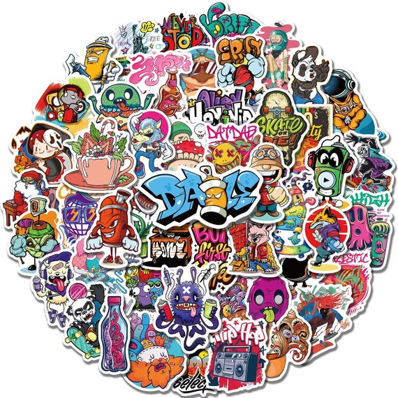 50-250 Pcs Graffiti Sticker Pack NO.4 Aesthetic Waterproof - Etsy