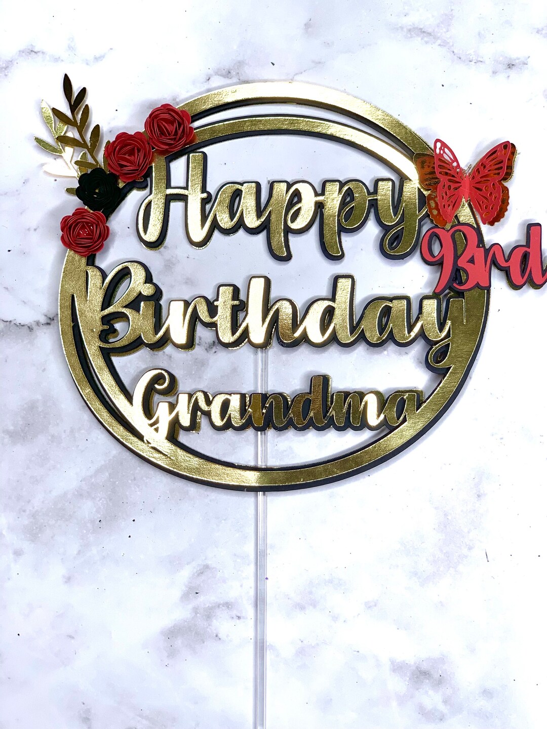 Grandma Birthday Cake Topper - Etsy