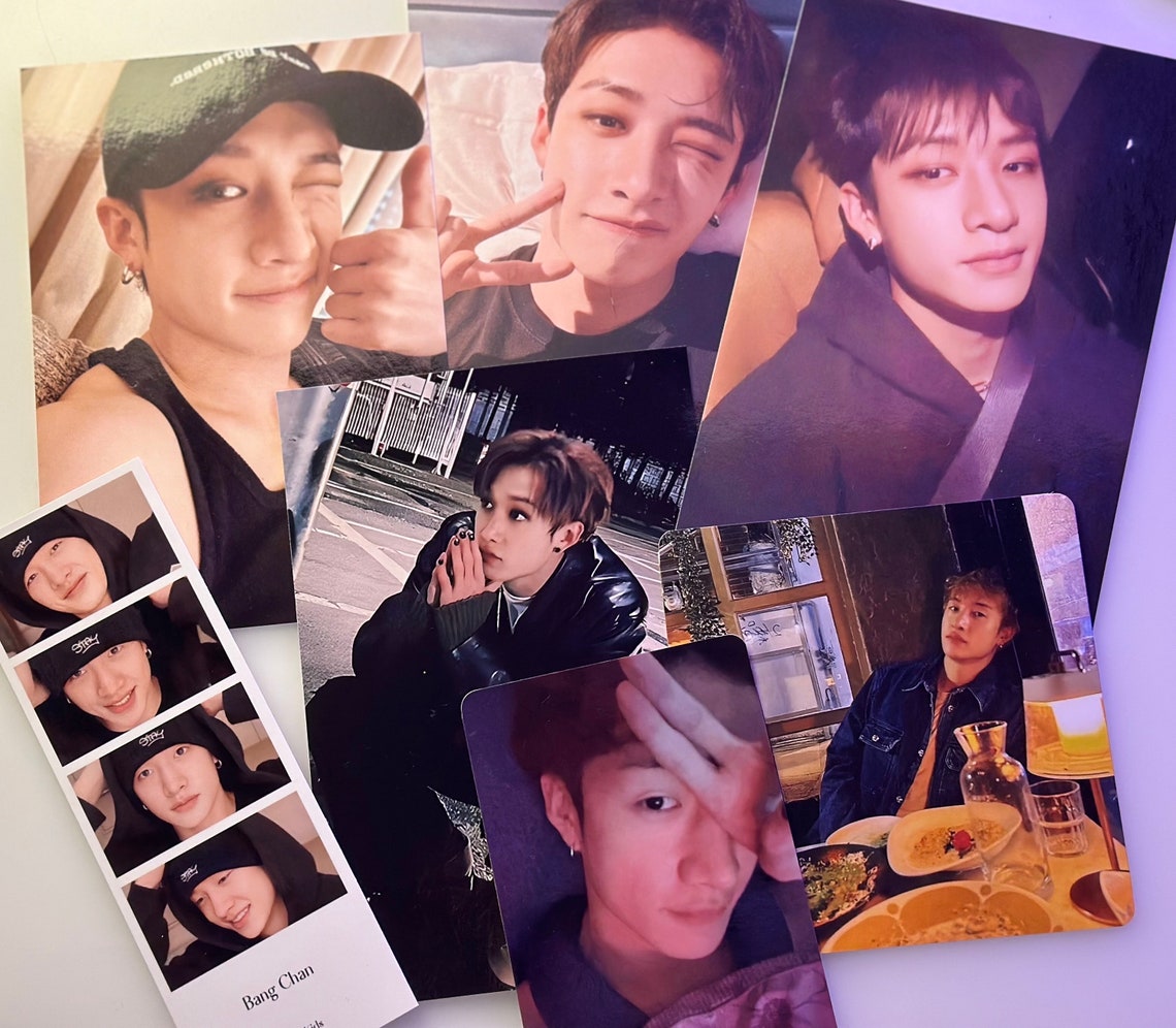 Stray Kids K Pop Skz Bangchan Boyfriend Material Photo Set Gift for ...