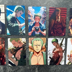 Zoro One Piece Photocard Anime Holographic - Etsy