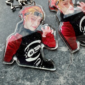 ATEEZ Mingi X Rengoku Keychain Aniteez K Pop - Etsy