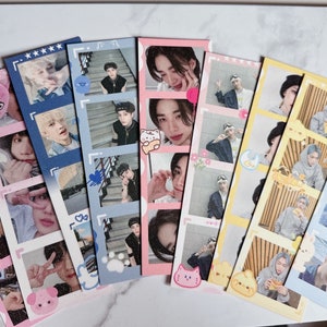 Stray Kids Skz Stay Cute Handmade Photo Strip/bookmark - Etsy