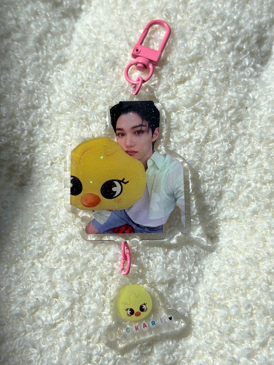 K Pop Stray Kids Felix Bbokari Skzoo Keychain - Etsy