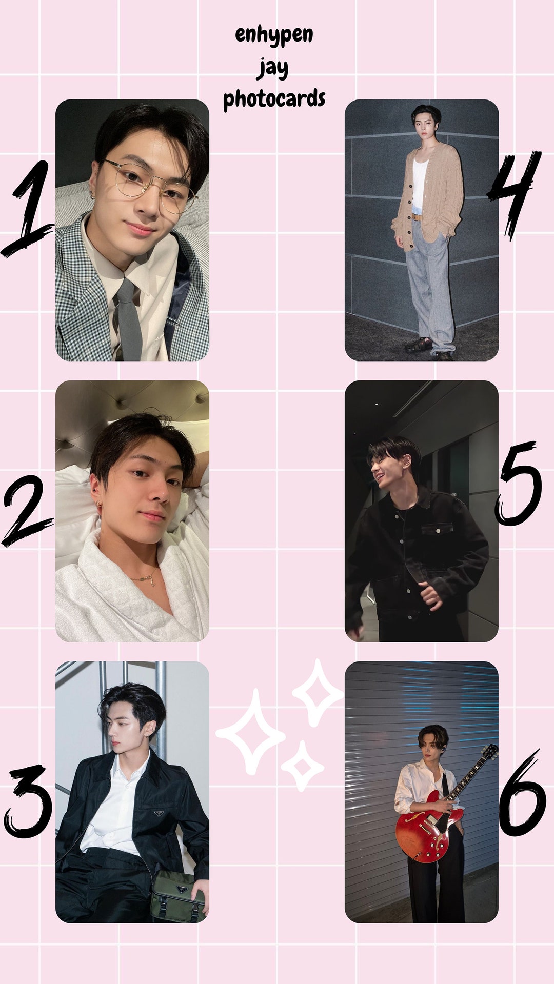 Jay Enhypen Photocards Set, Bias Pictures, K Pop - Etsy
