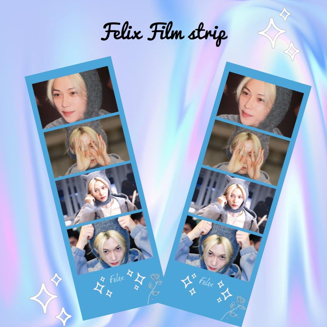 Stray Kids SKZ Felix Film Strip, Bookmark - Etsy UK