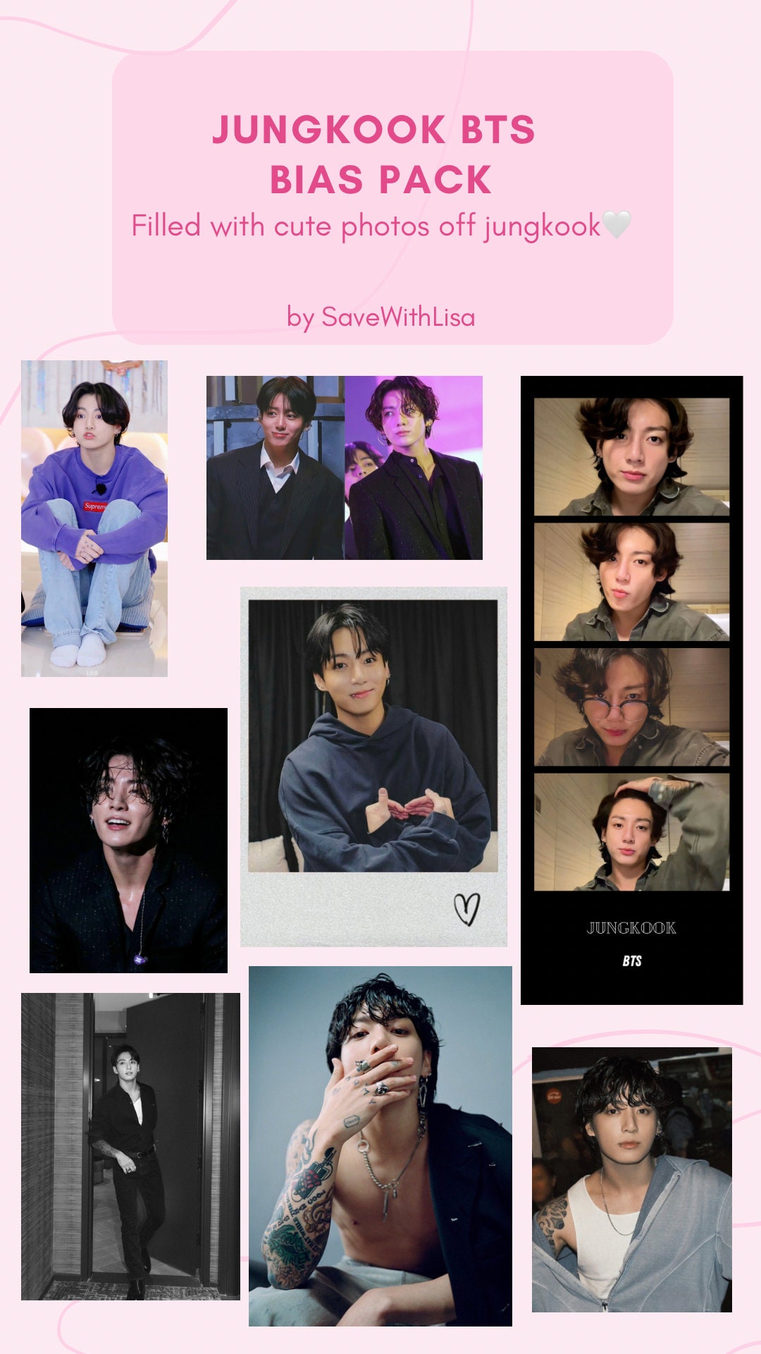 K Pop Jungkook Bts Bias Pack Mystery Random Surprise Grab Bag K Pop ...