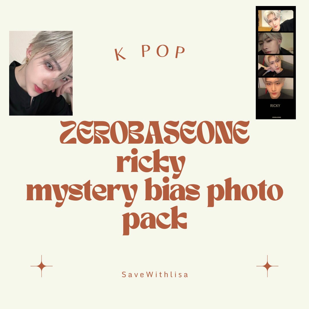 Zerobaseone Ricky Bias Pack Mystery Random Surprise Grab Bag - Etsy