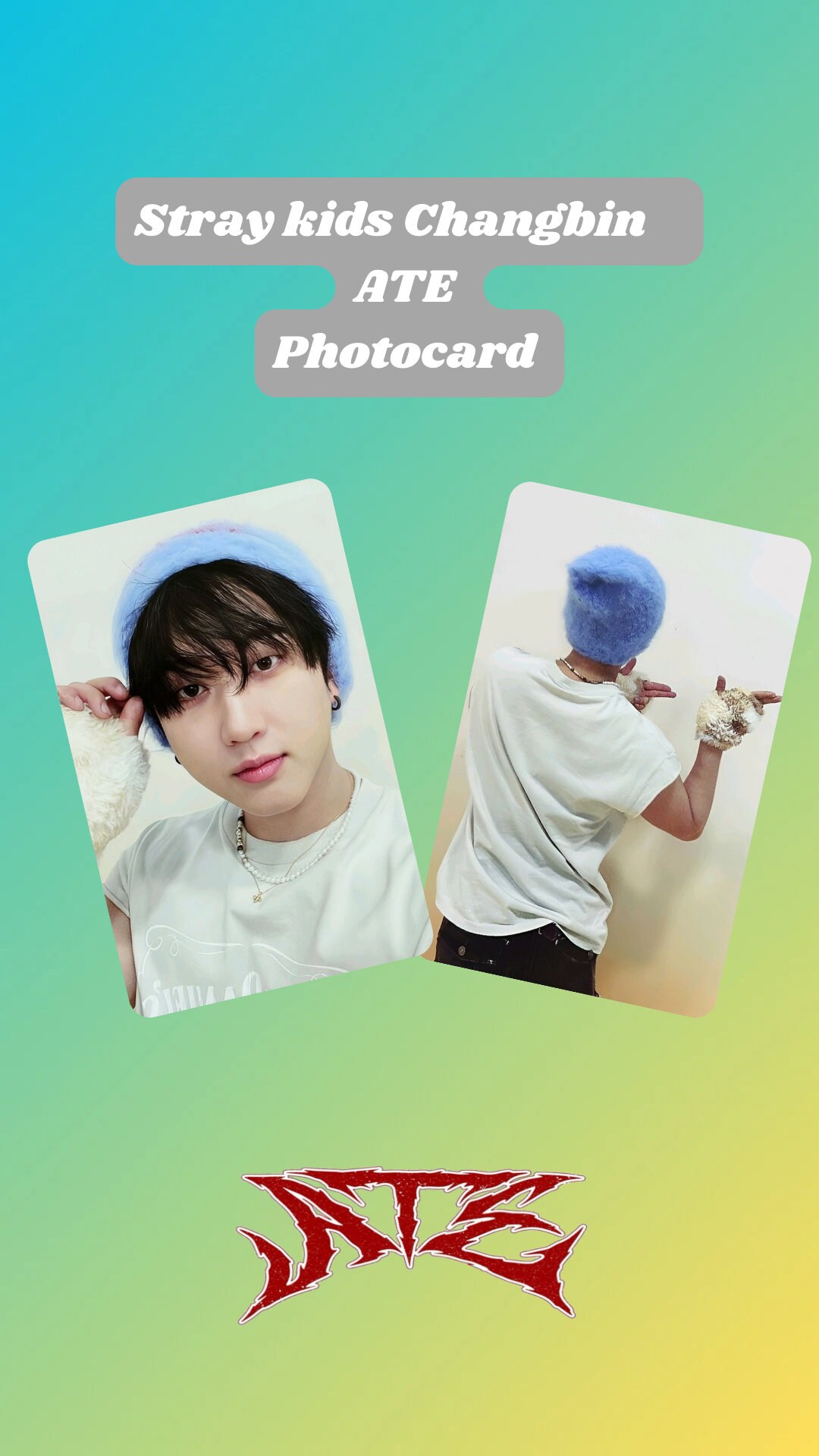 Stray Kids SKZ ATE Changbin Photocard - Etsy