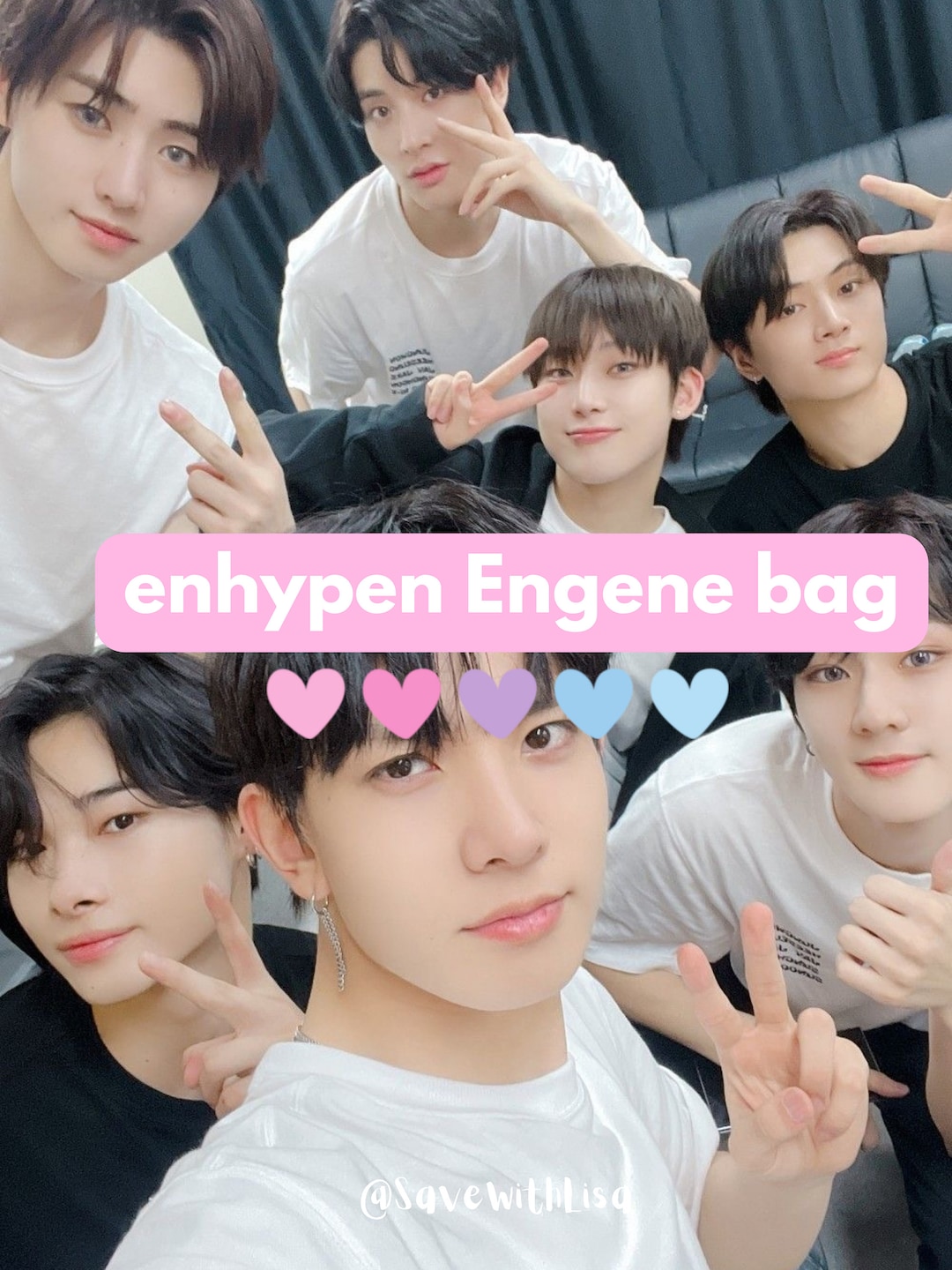 Enhypen Engene Bias Bag Random Gift for Friends Active K Pop Sunghoon ...